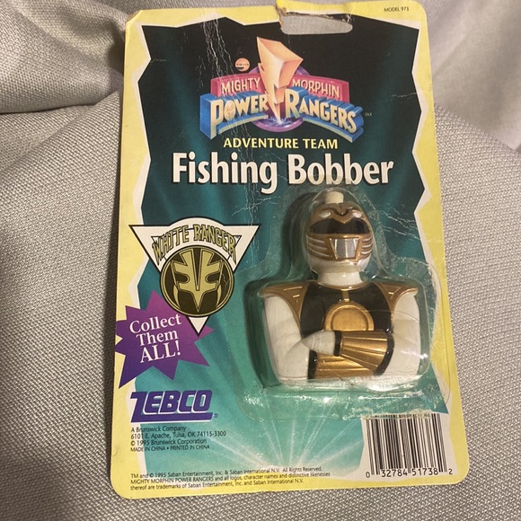 Toys | Mighty Morphin Power Rangers White Ranger Fishing Bobber | Poshmark